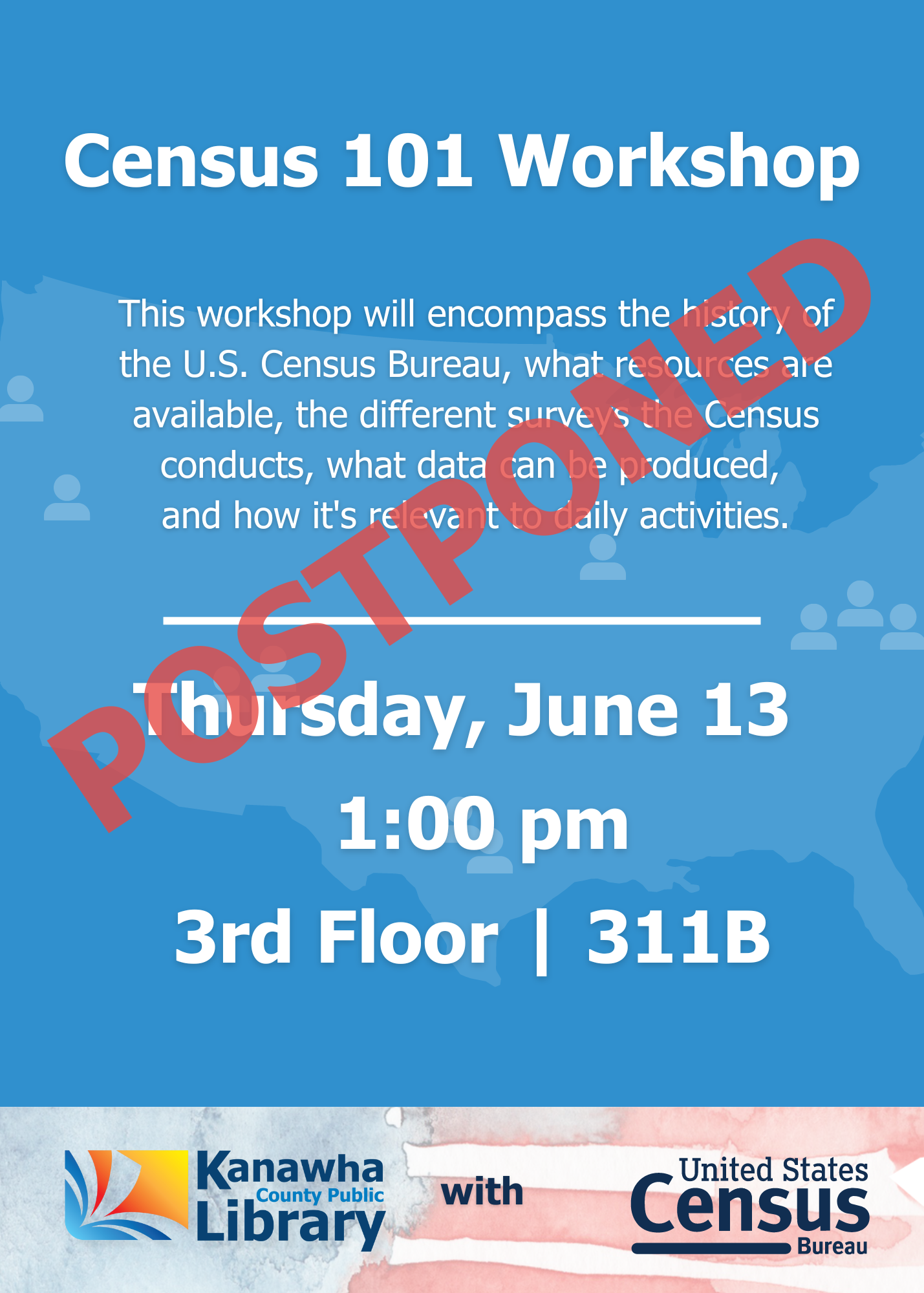 Census 101 Workshop - POSTPONED | Kanawha County Public Library